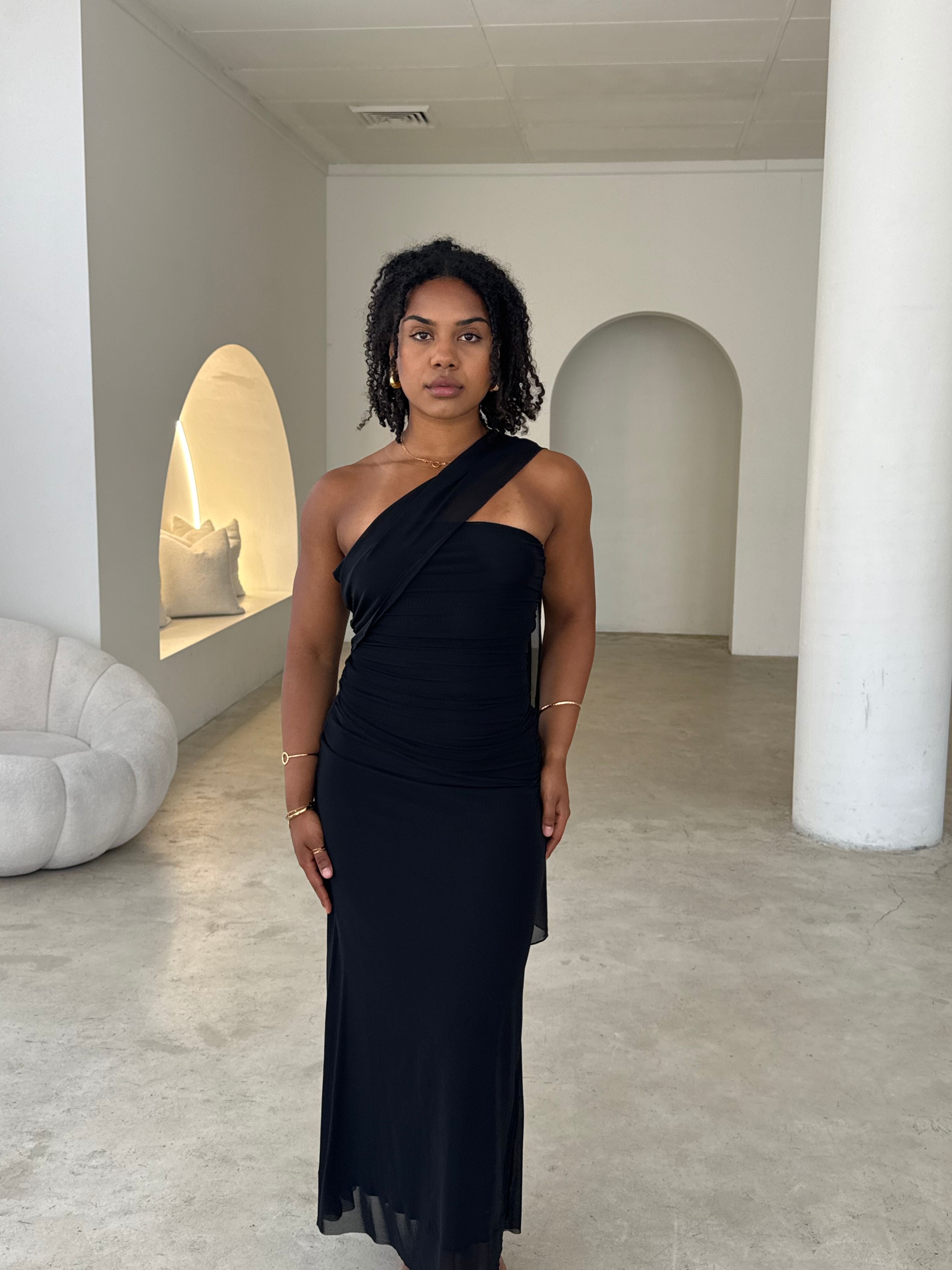 AMOS DRESS - BLACK